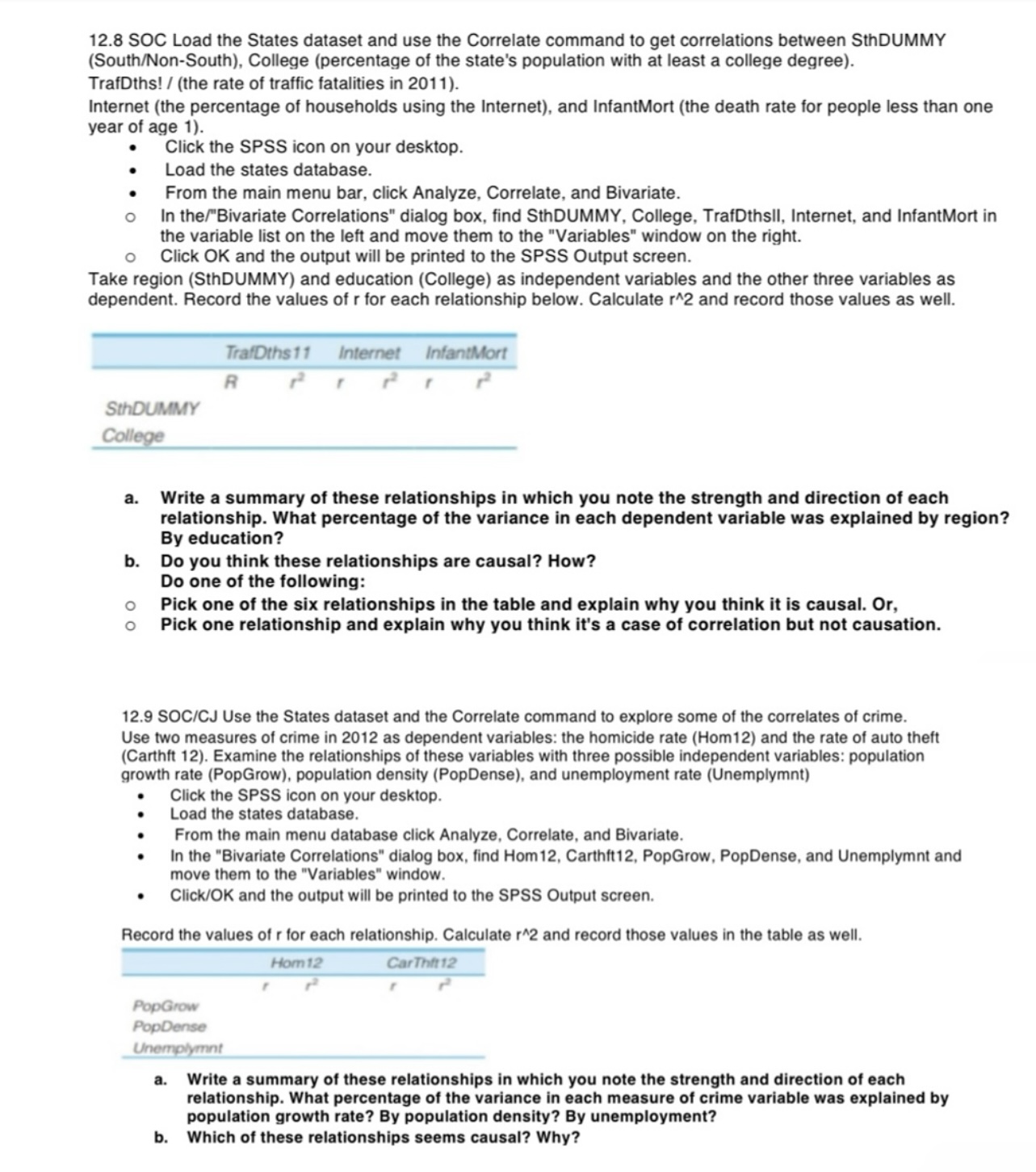 Solved 12.8 ﻿SOC Load the States dataset and use the | Chegg.com
