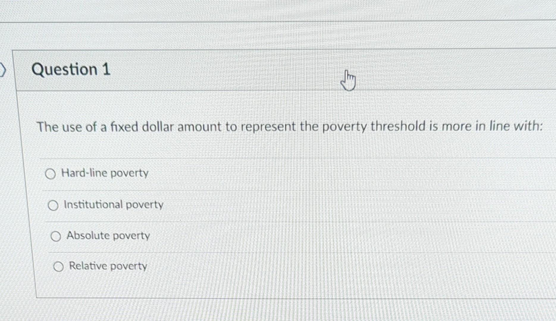 Solved The use of a fixed dollar amount to represent the | Chegg.com