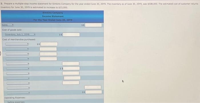 Solved Periodic inventory accounts, multiple-step income | Chegg.com