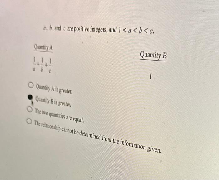 Solved a,b, and c are positive integers, and 1 | Chegg.com