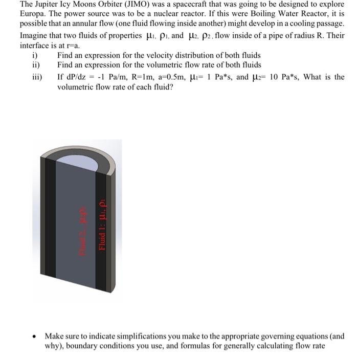 Solved The Jupiter Icy Moons Orbiter (JIMO) was a spacecraft | Chegg.com