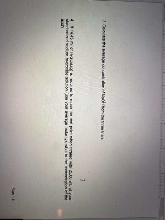 Solved 4. Complete Data Table 1. The neutralization reaction | Chegg.com