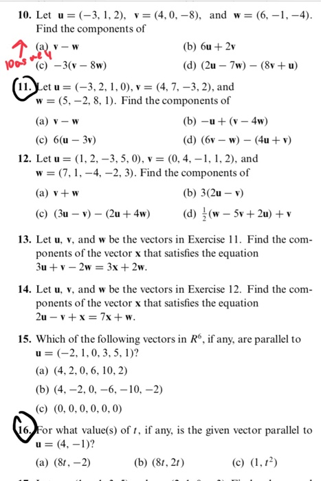 Solved Exercise Set 3.1 In Exercises 1-2, find the | Chegg.com