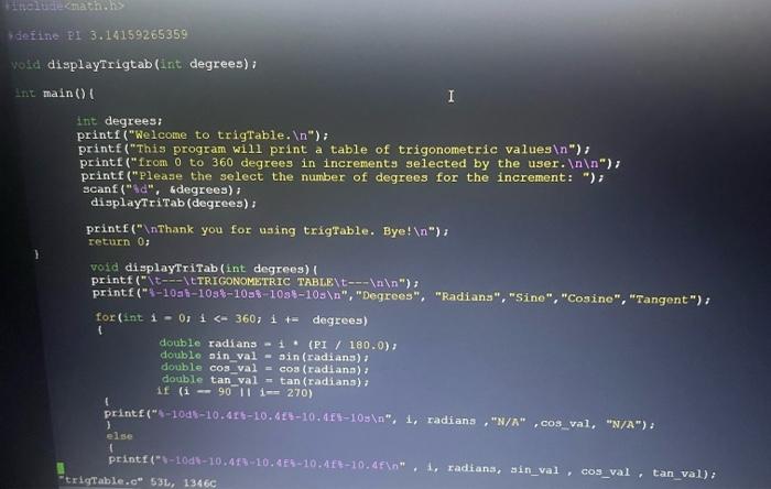 Solved Can somebody help me ive posted this C program 4 | Chegg.com