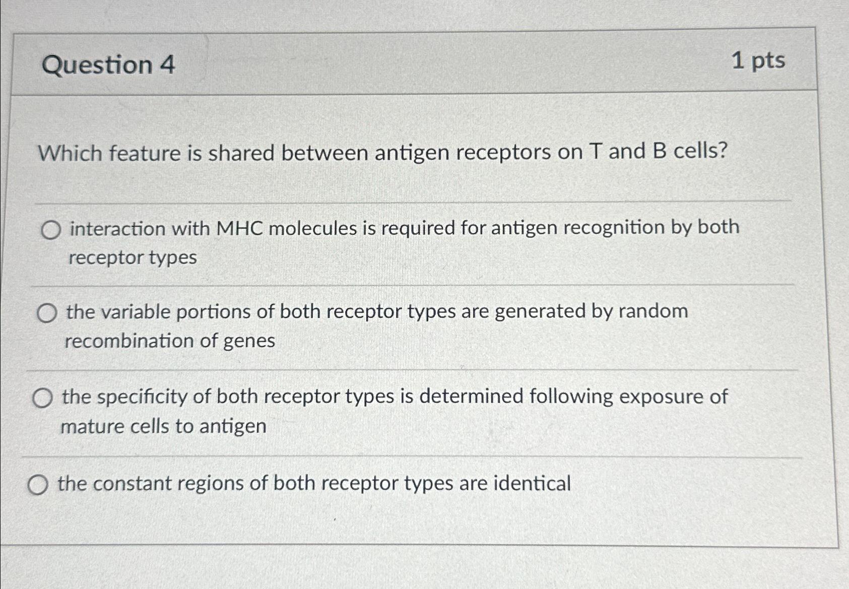 Solved Question 41 ﻿ptsWhich feature is shared between | Chegg.com
