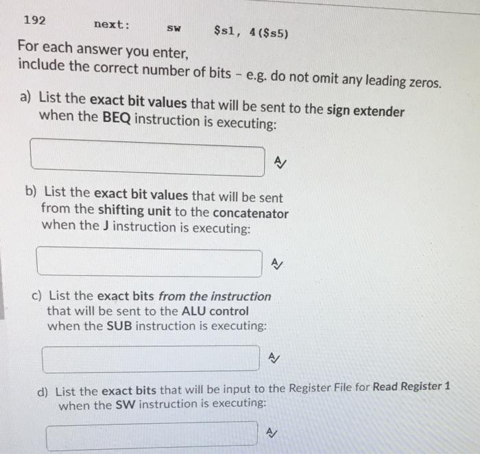 Solved Question 8 (8 points) Given the following MIPS code | Chegg.com