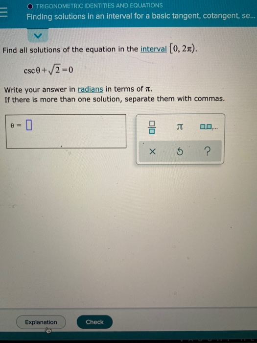 Solved O Trigonometric Identities And Equations Finding