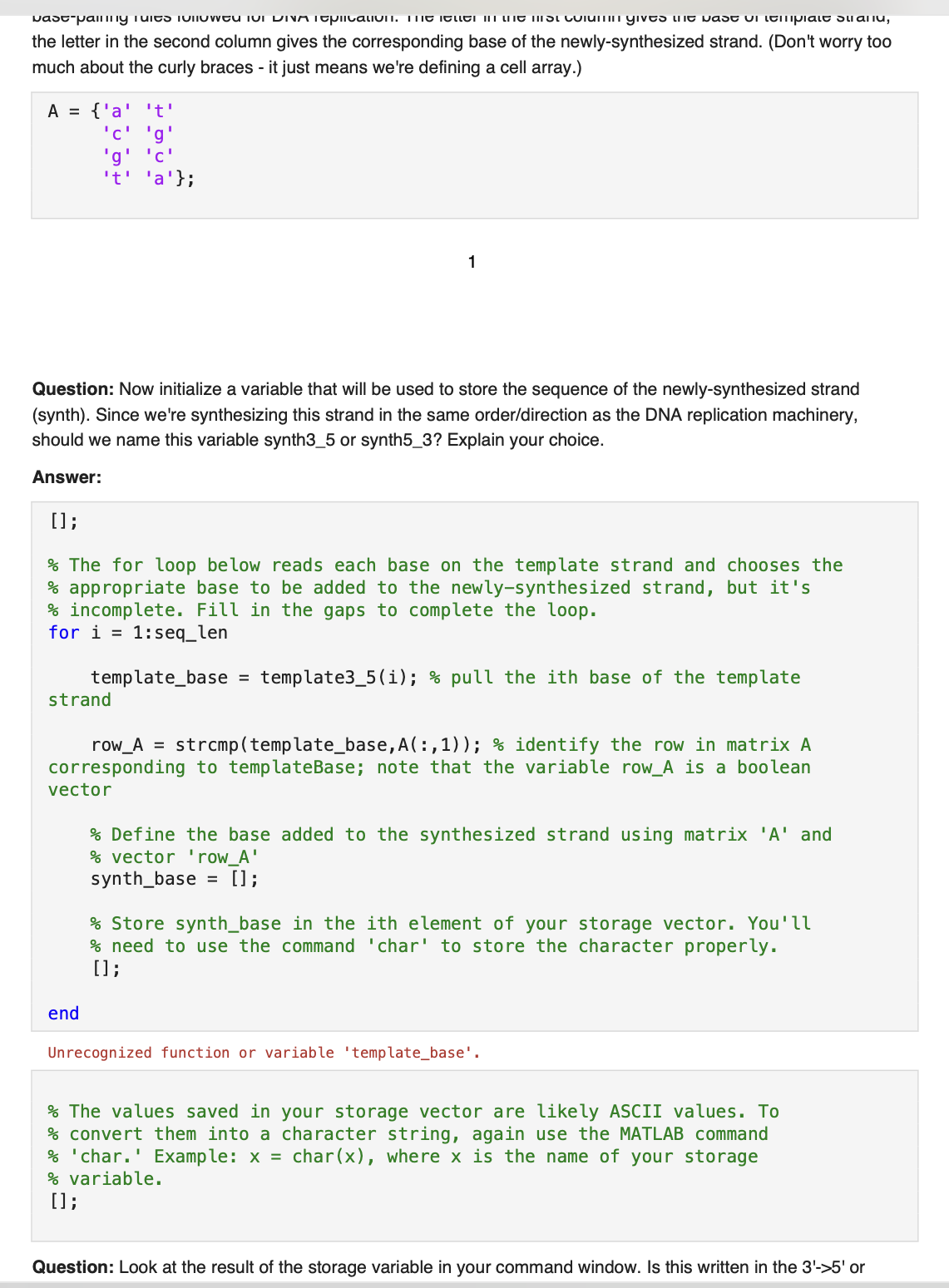 Solved Question: Now initialize a variable that will be used | Chegg.com