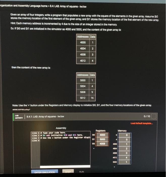 Solved im trying to solve this in MIPs for my assembly | Chegg.com