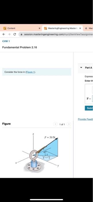 Solved KHW 1 Fundamental Problem 2.16 Consider the force in | Chegg.com Solved KHW 1 Fundamental Problem 2.16 Consider the force in | Chegg.com