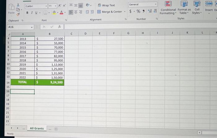Solved Task Instructions In cell A16, insert a hyperlink | Chegg.com