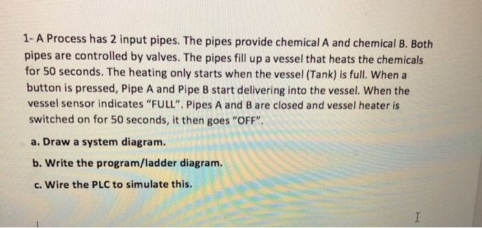Solved 1- A Process has 2 input pipes. The pipes provide | Chegg.com