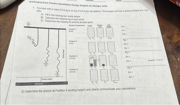Challenging Extra Practice Quantitative Energy | Chegg.com