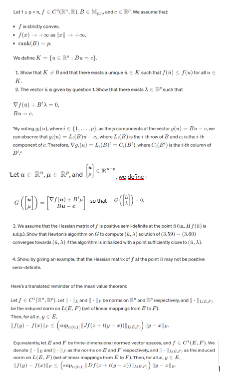 Solved Newton's resolution of the system given by the | Chegg.com