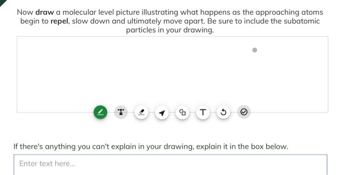 Solved Now draw a molecular level picture illustrating what | Chegg.com