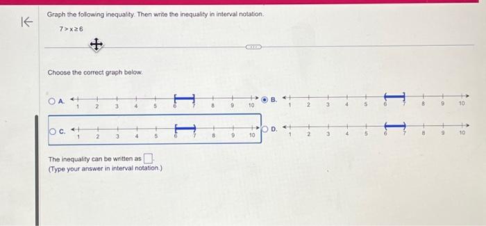Solved Graph the following inequality. Then write the | Chegg.com
