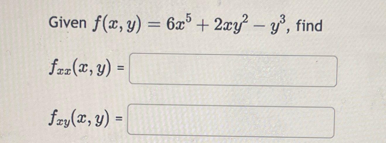 Solved Let f(x,y)=2x2-2x-4y+3y2+2xyList the critical | Chegg.com