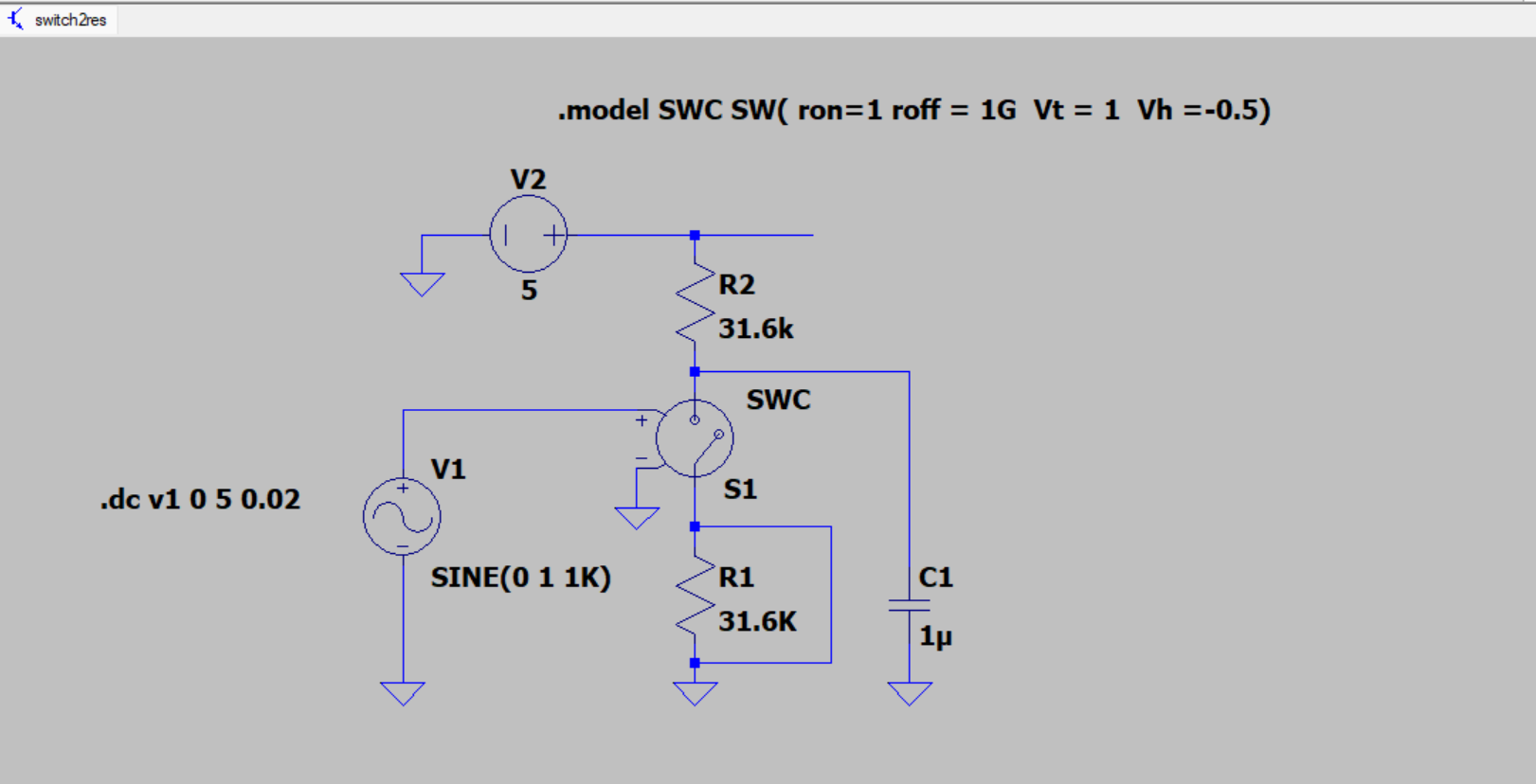 Exercise the switch with 2 ﻿resistor divider circuits | Chegg.com