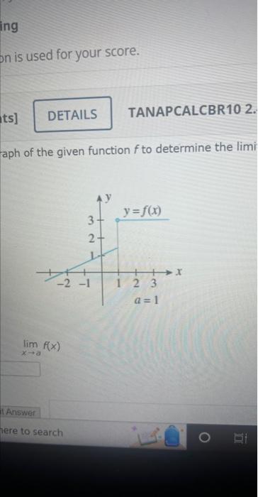 Solved determine the limit at the indicated value of a lim | Chegg.com
