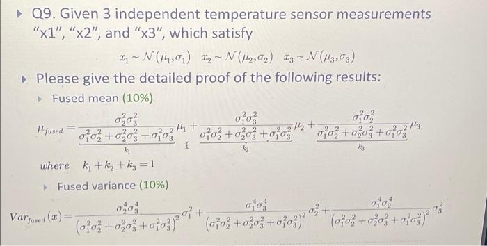 Solved Q10. Given two temperature sensors, please reproduce | Chegg.com