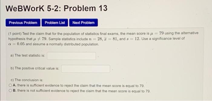 Solved WebWork 5-2: Problem 12 Previous Problem Problem List | Chegg.com