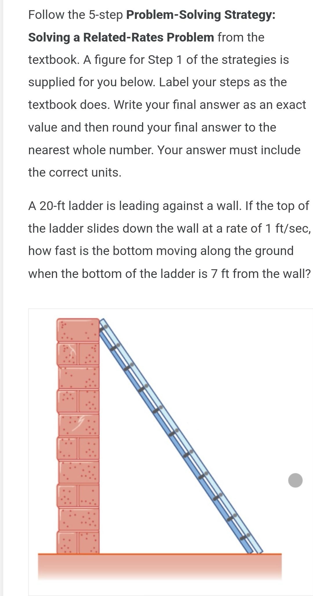 Solved Follow the 5-step Problem-Solving Strategy:Solving a | Chegg.com