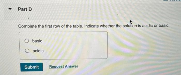 Complete the first row of the table. Express your | Chegg.com