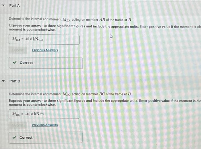 Solved 10-14. Determine the moment that each member exerts | Chegg.com