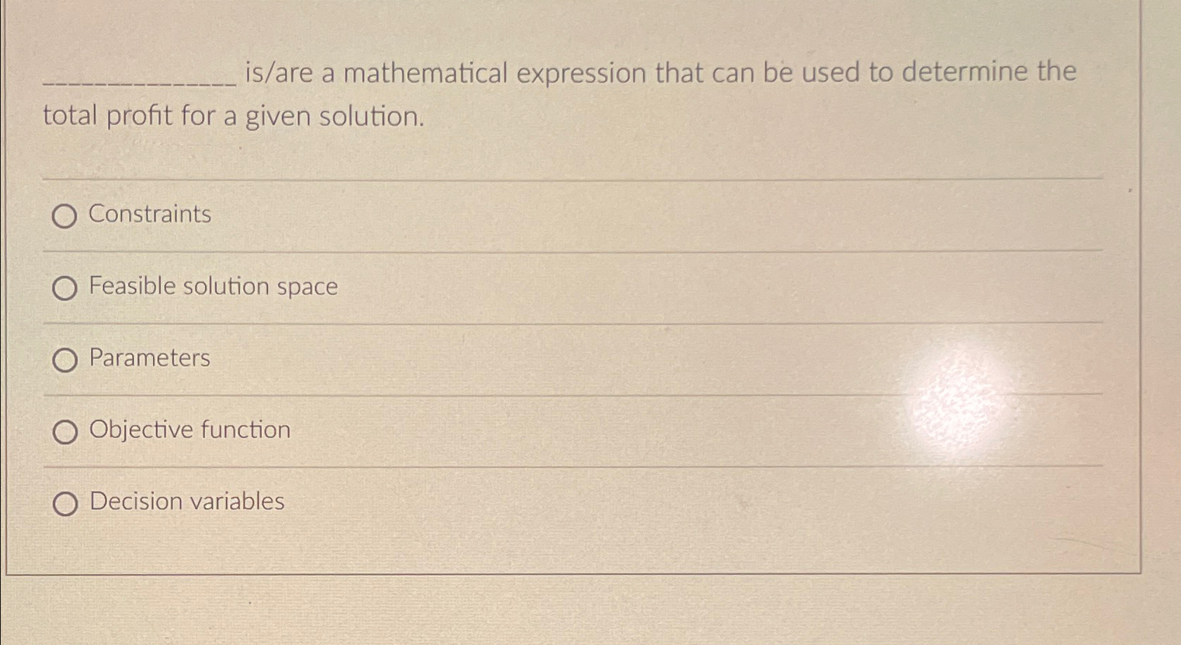 Solved is/are a mathematical expression that can be used to | Chegg.com
