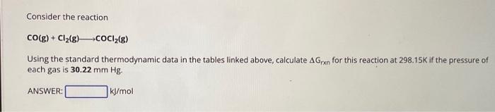 Solved Consider the reaction H2( g)+C2H4( g) C2H6( g) Using | Chegg.com