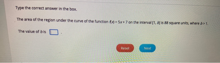 Solved Type the correct answer in the box. The area of the | Chegg.com
