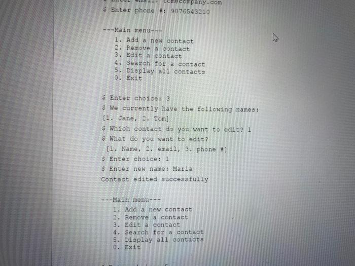 Solved Problem Description In this project, you are asked to | Chegg.com