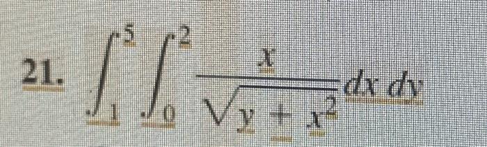 Solved B In Problems 17-26, evaluate each iterated integral. | Chegg.com