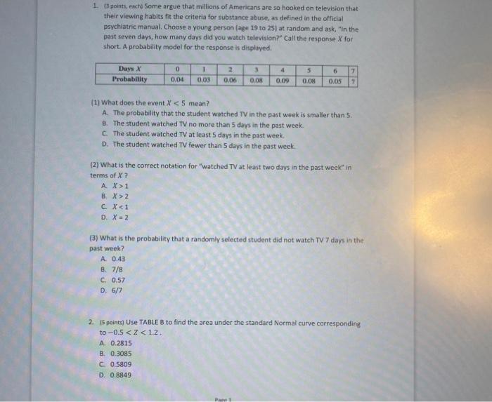 Solved 1. {3 points, each Some argue that millions of | Chegg.com