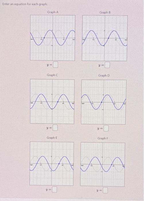 Solved Enter an equation for each graph Enter an equation | Chegg.com Solved Enter an equation for each graph Enter an equation | Chegg.com
