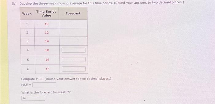 Solved Compute MSE. (Round your answer to two decimal | Chegg.com Solved Compute MSE. (Round your answer to two decimal | Chegg.com