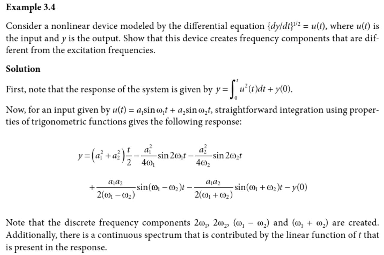 Solved Example 3 4consider A Nonlinear Device Modeled By The