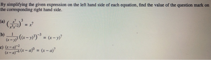 Solved By simplifying the given expression on the left hand | Chegg.com