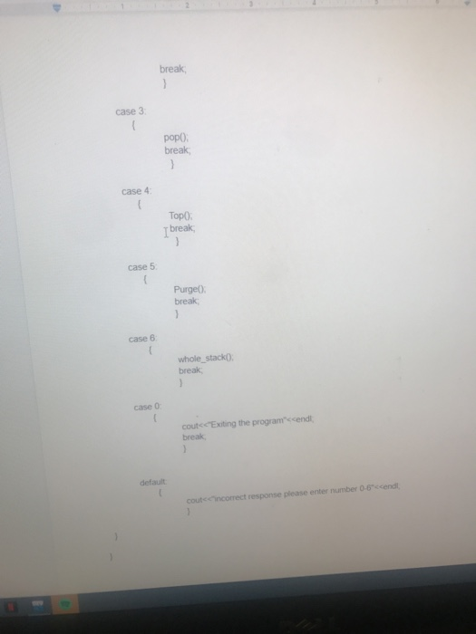 Solved #include using namespace std int stack(10), num = | Chegg.com
