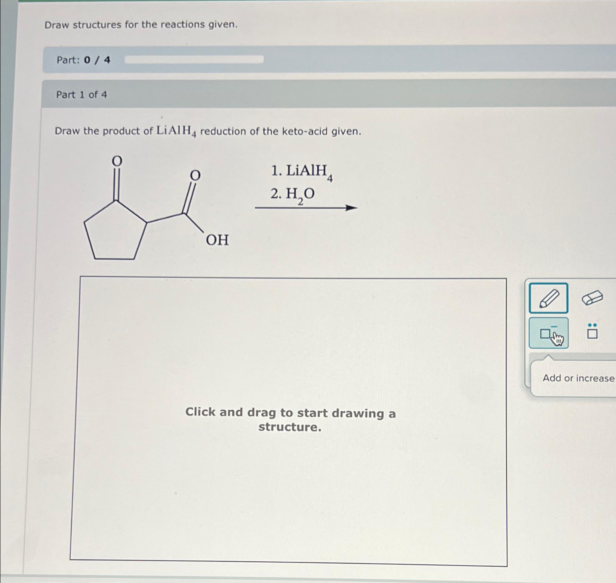 Solved Draw structures for the reactions given.Part: | Chegg.com Solved Draw structures for the reactions given.Part: | Chegg.com