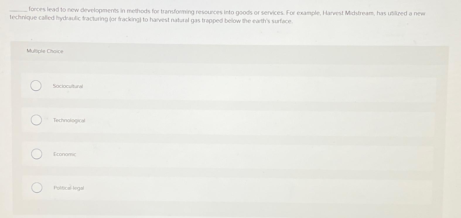 Solved forces lead to new developments in methods for | Chegg.com
