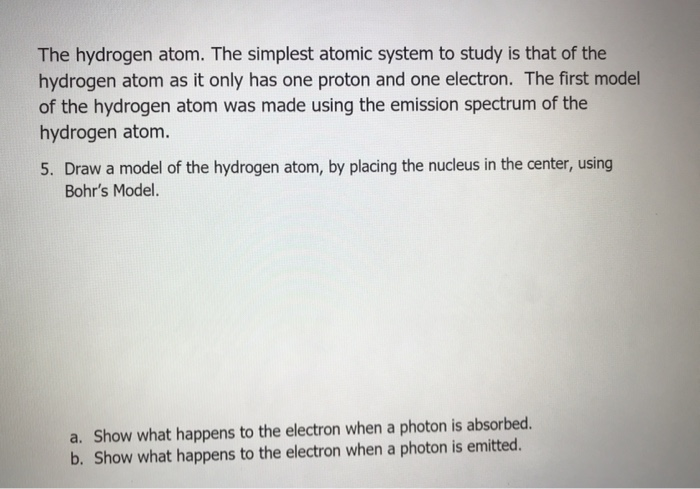 Solved The hydrogen atom. The simplest atomic system to | Chegg.com