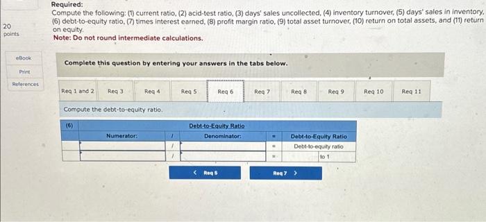 Solved Problem 13.4A (Algo) Calculating financial statement | Chegg.com