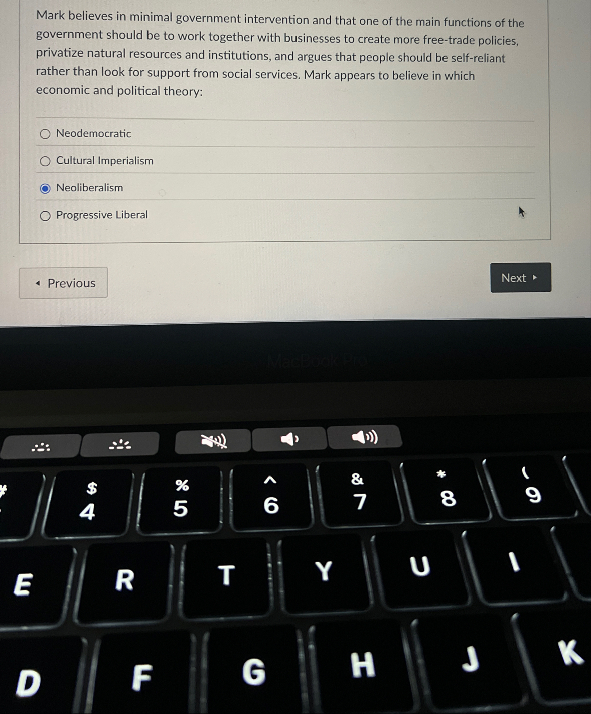 Solved Mark believes in minimal government intervention and | Chegg.com