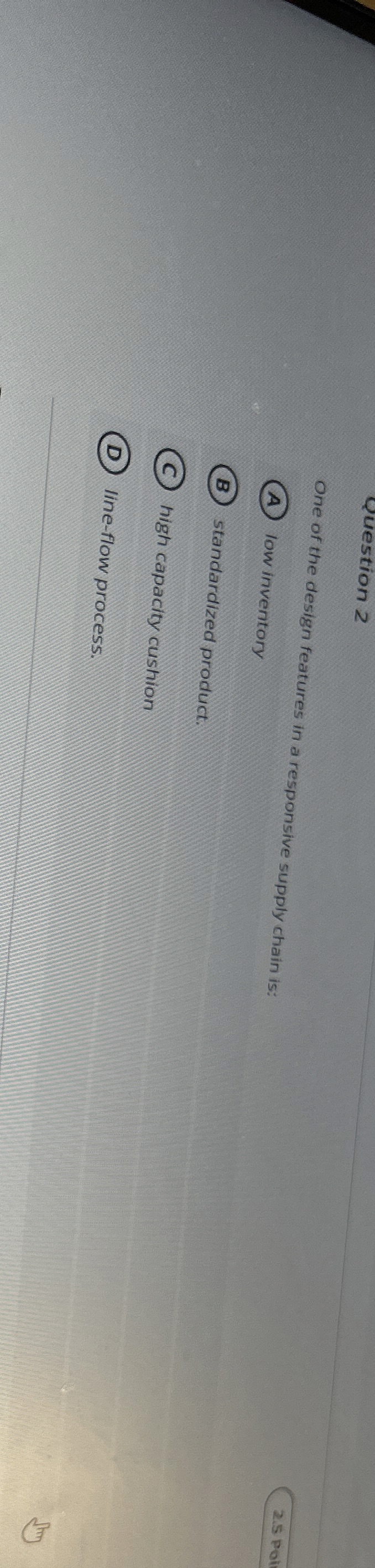 High Quality SOLUTION One of the design features in a responsive supply | Chegg.com