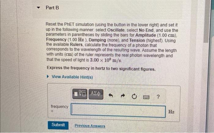 Solved Reset the PhET simulation (using the button in the | Chegg.com