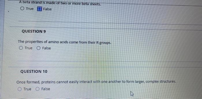 Solved The two types of beta sheets are: A. left-handed beta | Chegg.com