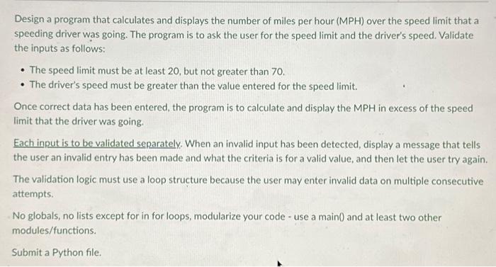 Solved Design a program that calculates and displays the | Chegg.com