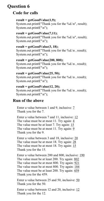 Solved Question 6 Coder In The Box Provided For This 
