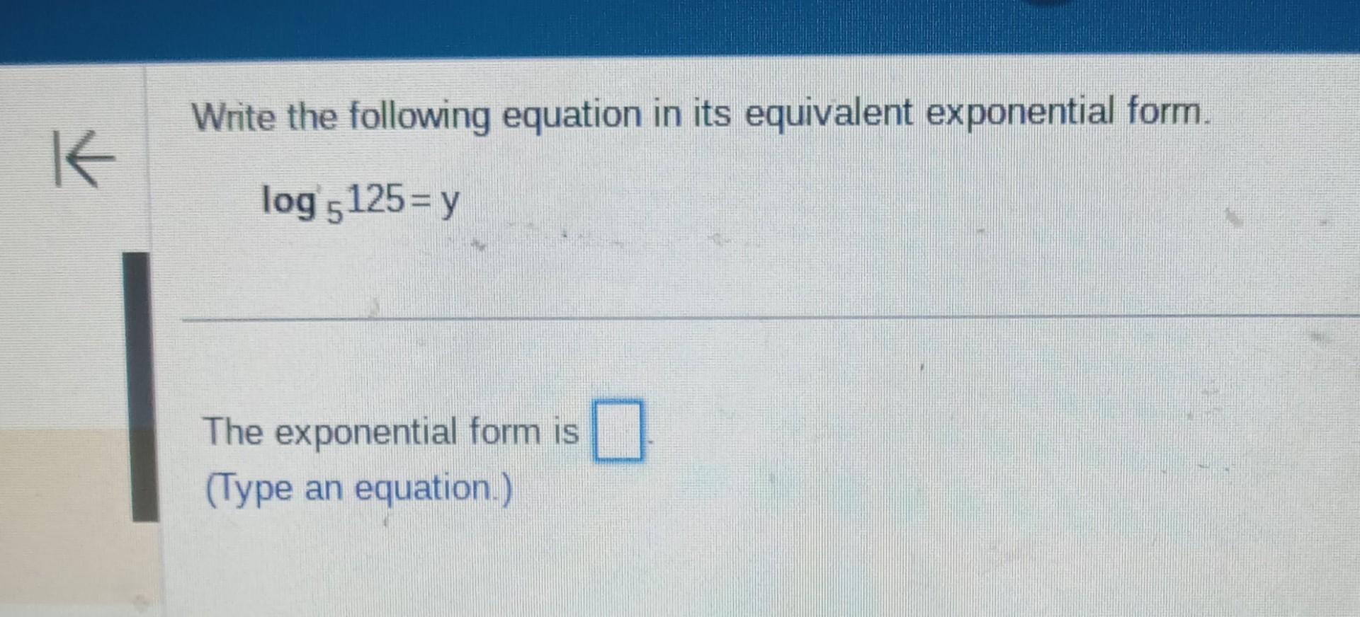 Solved Write the following equation in its equivalent | Chegg.com